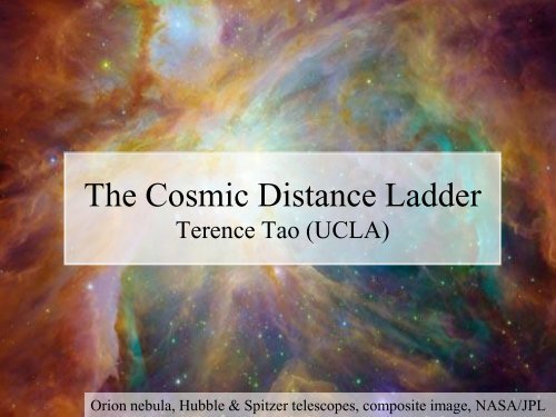 Cosmic Distance Ladder