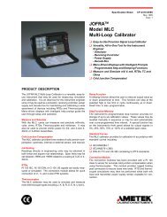 MODCAL® II Multi-Function Calibrator & Documentation System