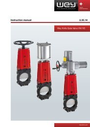 3.1.01 Wey Sluice Gate Valve 3 for sizes 700–4000 ... - VIG-FIL ventili