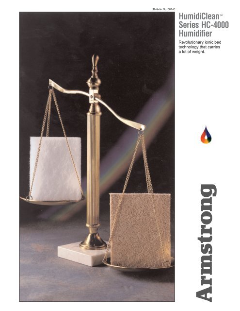 HumidiClean ™Series HC-4000Humidifier - Armstrong International ...