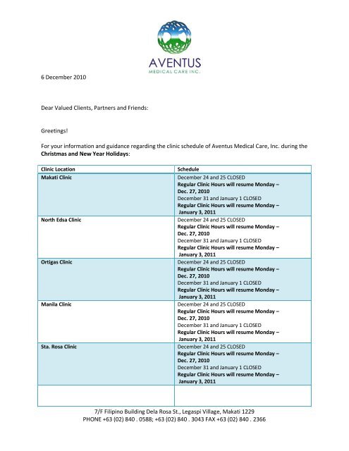 7/F Filipino Building Dela Rosa St., Legaspi Village ... - Intellicare