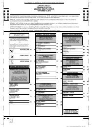 official ballot general election floyd county, indiana november 4