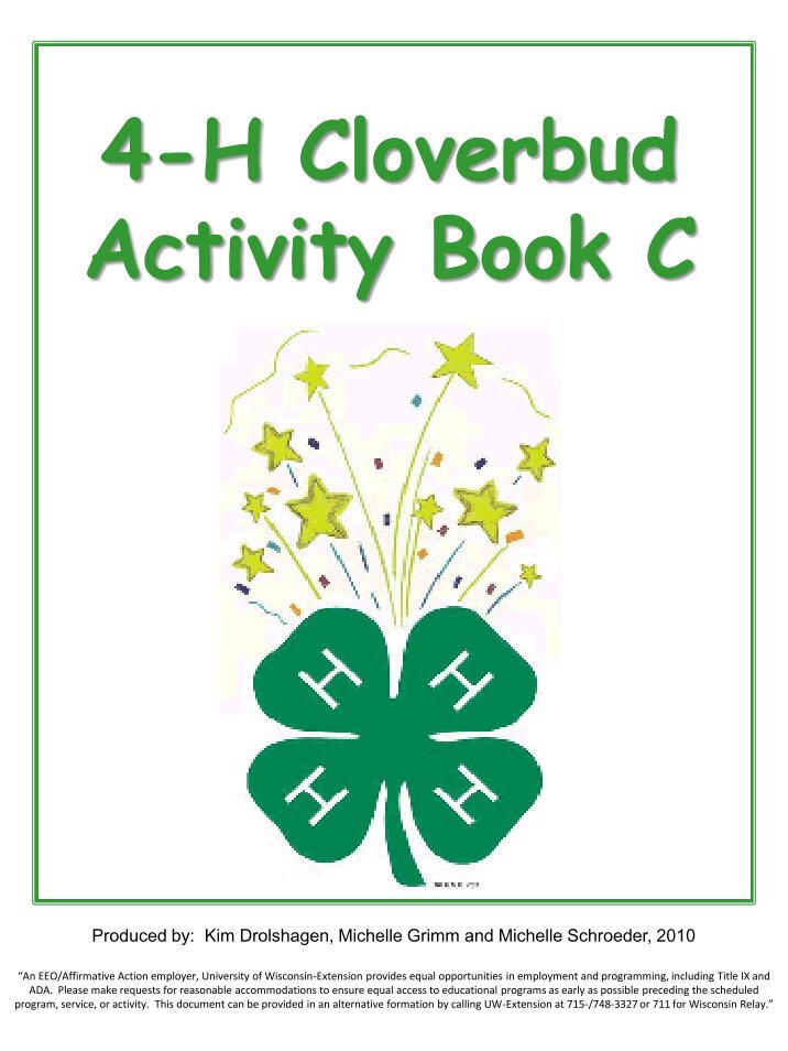 Cloverbud Magazines