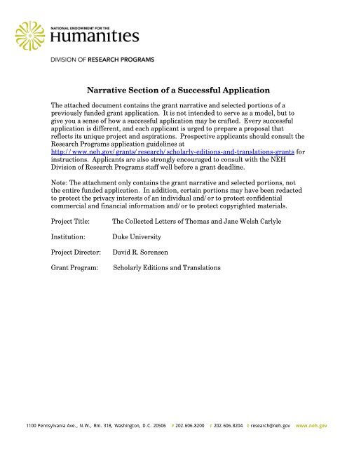 Duke University, Collected Letters of Thomas and Jane Carlyle (PDF)