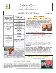 Buzz_May__2008 - Martin Behrman Charter School Academy of ...