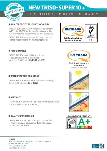 NEW TRISO-SUPER 10 + - Edilportale