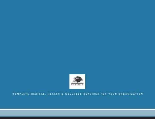 Executive Program brochure - Copeman Healthcare Centre