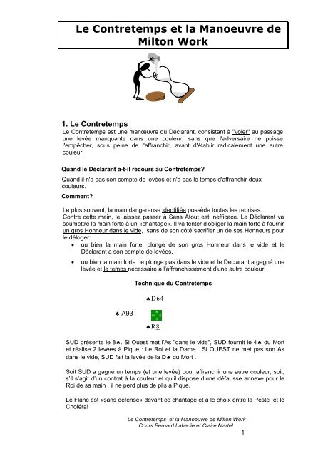 e contretemps et la manoeuvre de Milton work - Claire Bridge