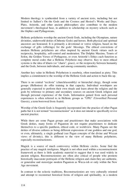 Modern theology is synthe