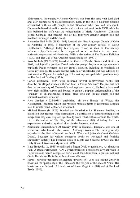 56 19th century. Interest