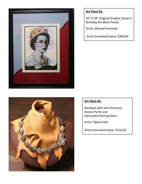 Original Graphic Queen's Birthday Art Work - Nebraska AIDS Project