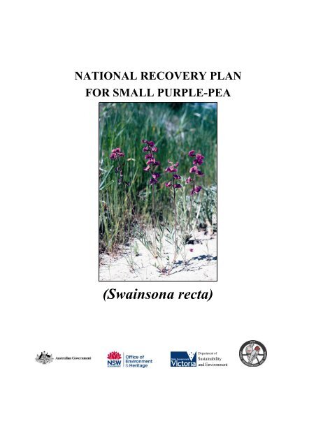 National Recovery Plan for Small Purple-Pea (Swainsona recta)