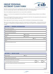 CIB Inventory AFRIK - CIB Insurance