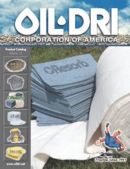 Material Safety Data Sheet - Oil-Dri