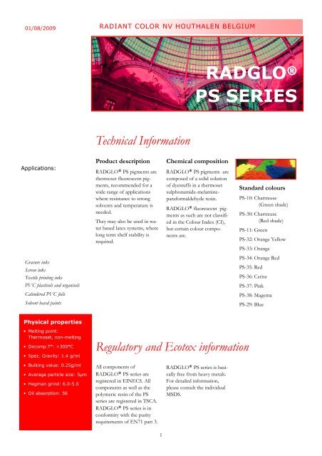 Radglo-PS - Radiant Color