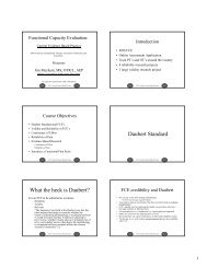(FCE) Equipment - OccuPro