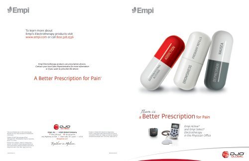 TENS Physician Brochure - Empi Active