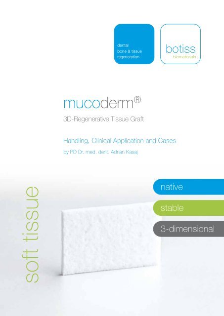mucoderm® brochure - botiss biomaterials