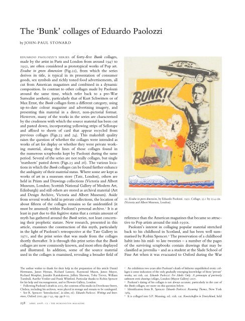 The 'Bunk' collages of Eduardo Paolozzi