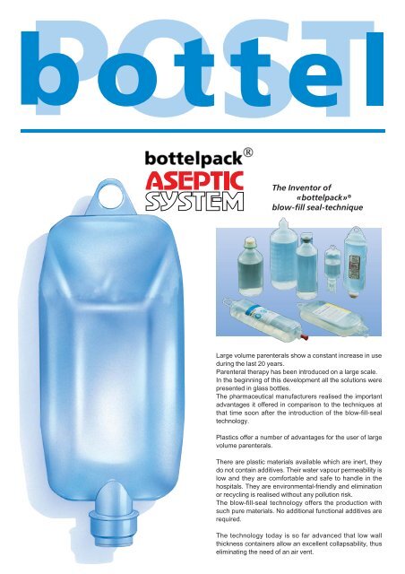 The Inventor of «bottelpackŧŪ blow-fill seal-technique - Rommelag AG