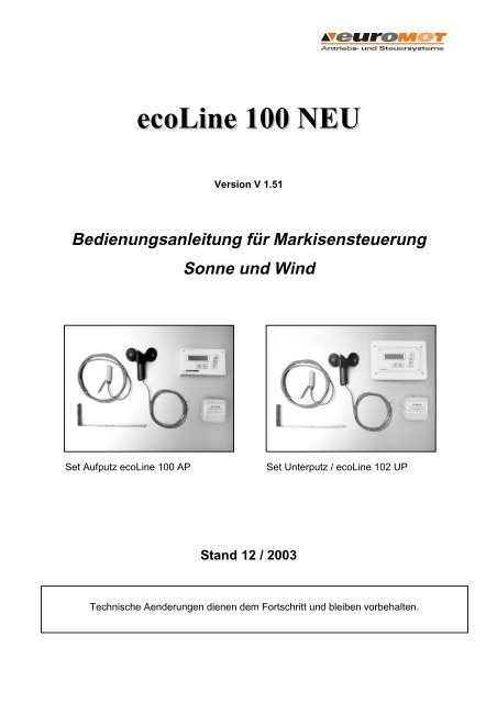 ecoLine 100 NEU