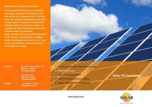 Solar Insurance