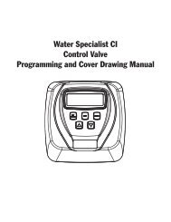 Clack WS2H-WS3 Programming manual - Dime WATER