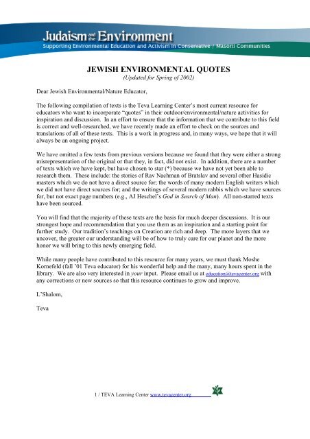 Jewish Environmental Quotes Ariel Sharon Quote: As A Jew, It Is My