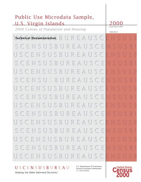 Public Use Microdata Sample, U.S. Virgin Islands - ipums usa