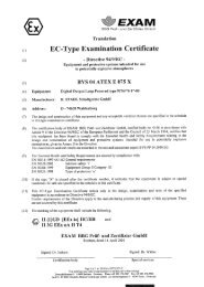 EC-Type Examination Certificate BVS 04 ATEX E 061 - R. Stahl