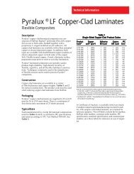 Dupont pyralux fr copper-clad laminates - Insulectro