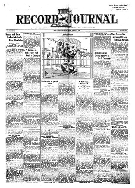 j - Colorado's Historic Newspaper Collection