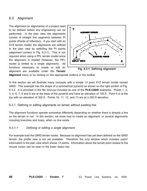 PLS-CADD Users' manual - Power Line Systems