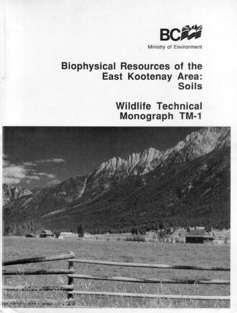 Soils Wildlife Technical Monograph TM-1