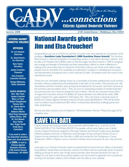 ...connections - CADV - Ohio | Citizens Against Domestic Violence