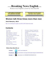 Two-Page Mini-Lesson - Breaking News English