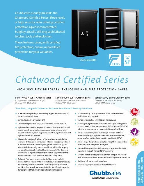 Chatwood Certified Series - Empire Safe Company, Inc.