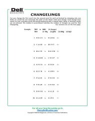 TANGLEWORDSÂ® - PennyDellPuzzles