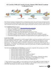 Centricity® Practice Solution - GE Healthcare Centricity Customer ...