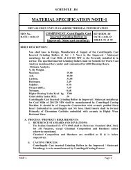 Table 1 Material Specification List: Applicable ASTM Specification