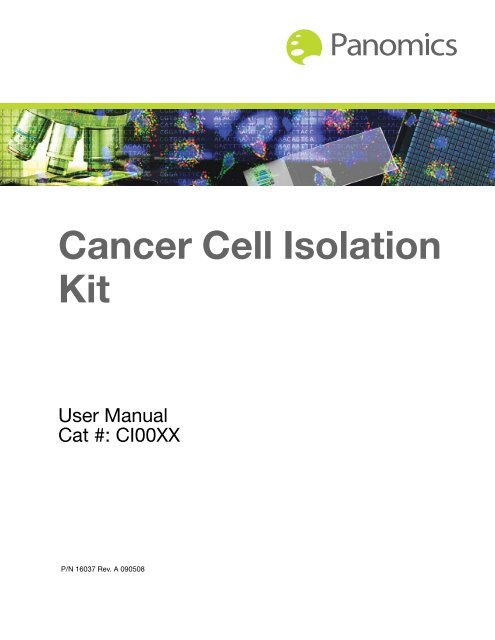 Cancer Cell Isolation Kit - Panomics