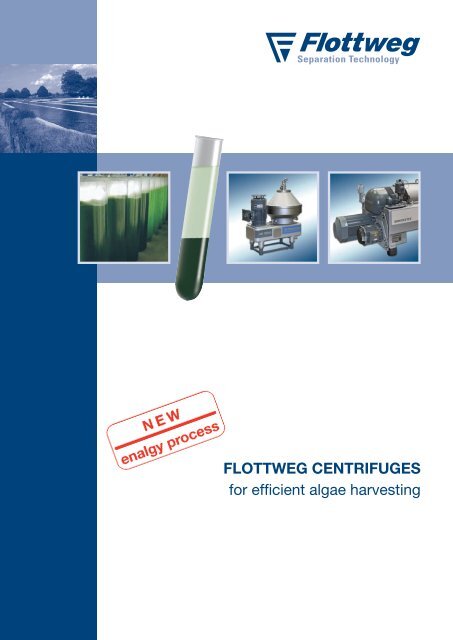 Flottweg CentriFuges for efficient algae harvesting