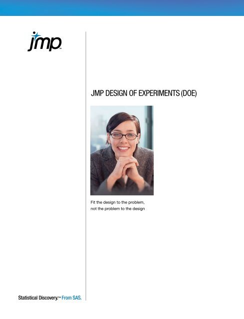 JMP DESIGN OF EXPERIMENTS (DOE)