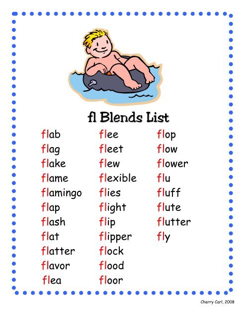 fl Blends List - Carl's Corner