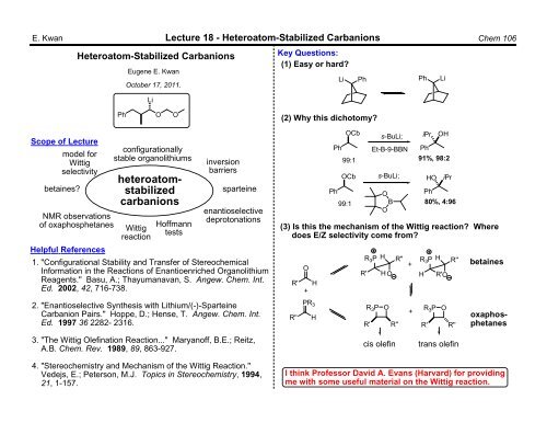 Phenyllithium Reaction With Aldehyde