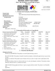 Jasco / Bix Premium Paint & Epoxy Remover MATERIAL ... - WM Barr