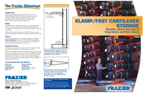 Frazier Cantilever Racking - Waymarc