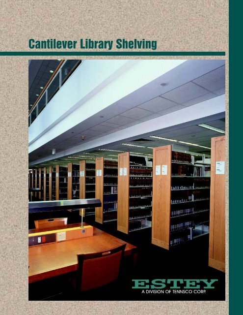 Cantilever Library Shelving - Storage Solution