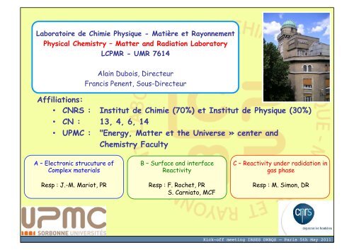 Atomic and Optical Physics - University of Paris