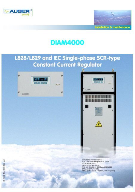 DIAM4000 L828/L829 and IEC Single-phase SCR-type Constant ...